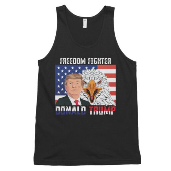 Shirts | Freedom Fighter Donald Trump Classic Tank Top | Poshmark